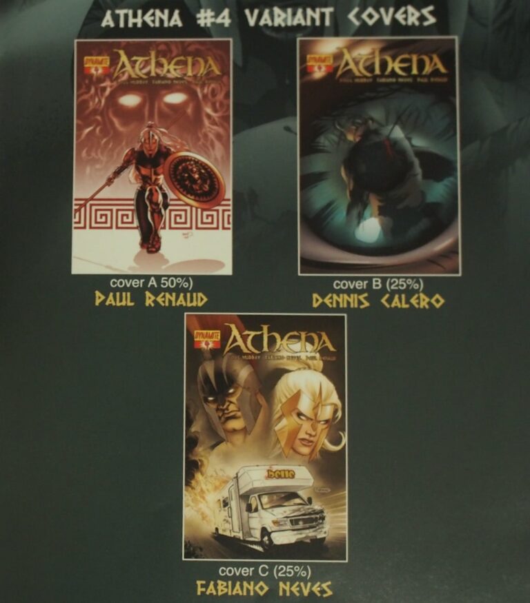 Athena (Dynamite) Comic Books: The Best Review | Greek Gods Paradise