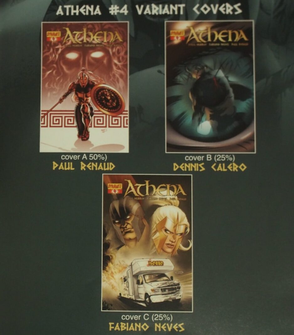Athena (Dynamite) Comic Books: The Best Review | Greek Gods Paradise