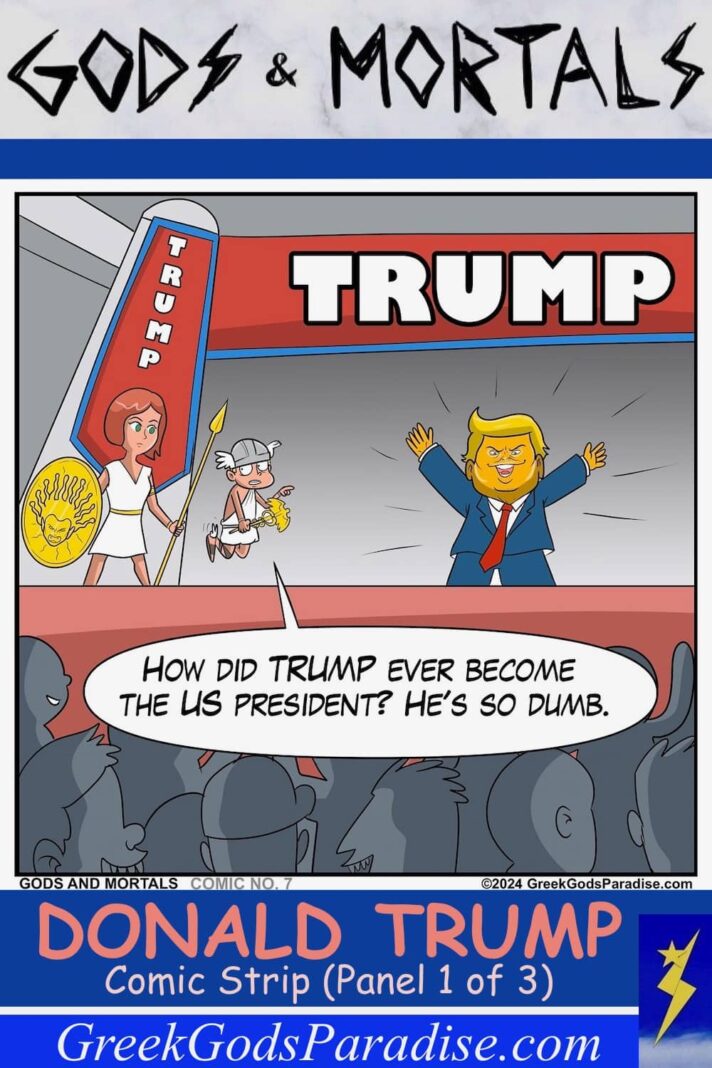 Donald TRUMP Comic: Running for President | Greek Gods Paradise