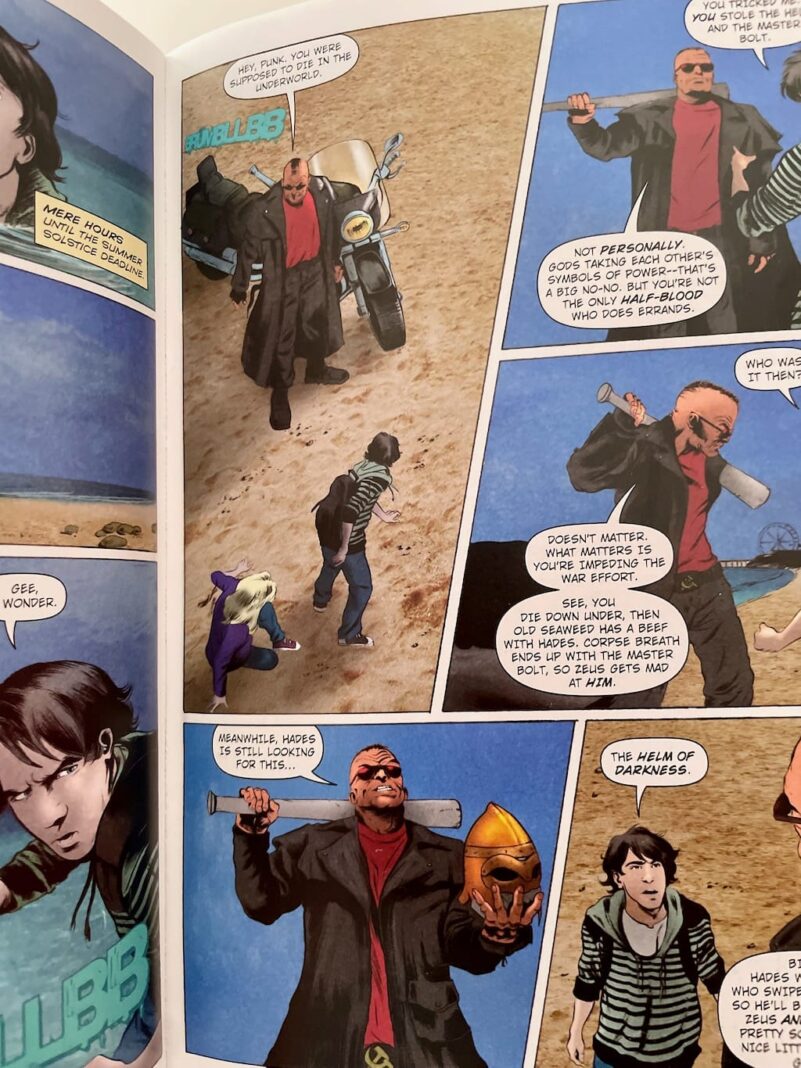 The Lightning Thief: Graphic Novel Review | Greek Gods Paradise