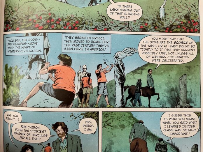 The Lightning Thief: Graphic Novel Review | Greek Gods Paradise