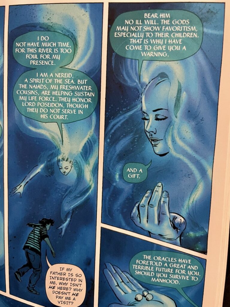 The Lightning Thief: Graphic Novel Review | Greek Gods Paradise