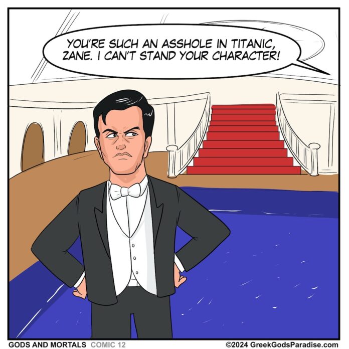 Hilarious Billy Zane Comic: The Zane-tastic Odyssey | Greek Gods Paradise