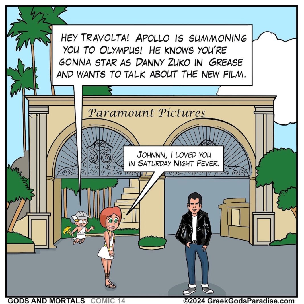 The Ultimate John Travolta GREASE Movie Comic Strip: A Tribute | Greek ...