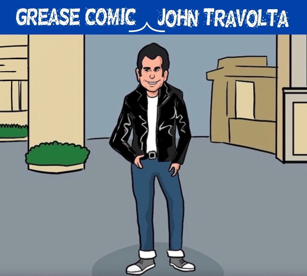 The Ultimate John Travolta GREASE Movie Comic Strip: A Tribute | Greek Gods Paradise