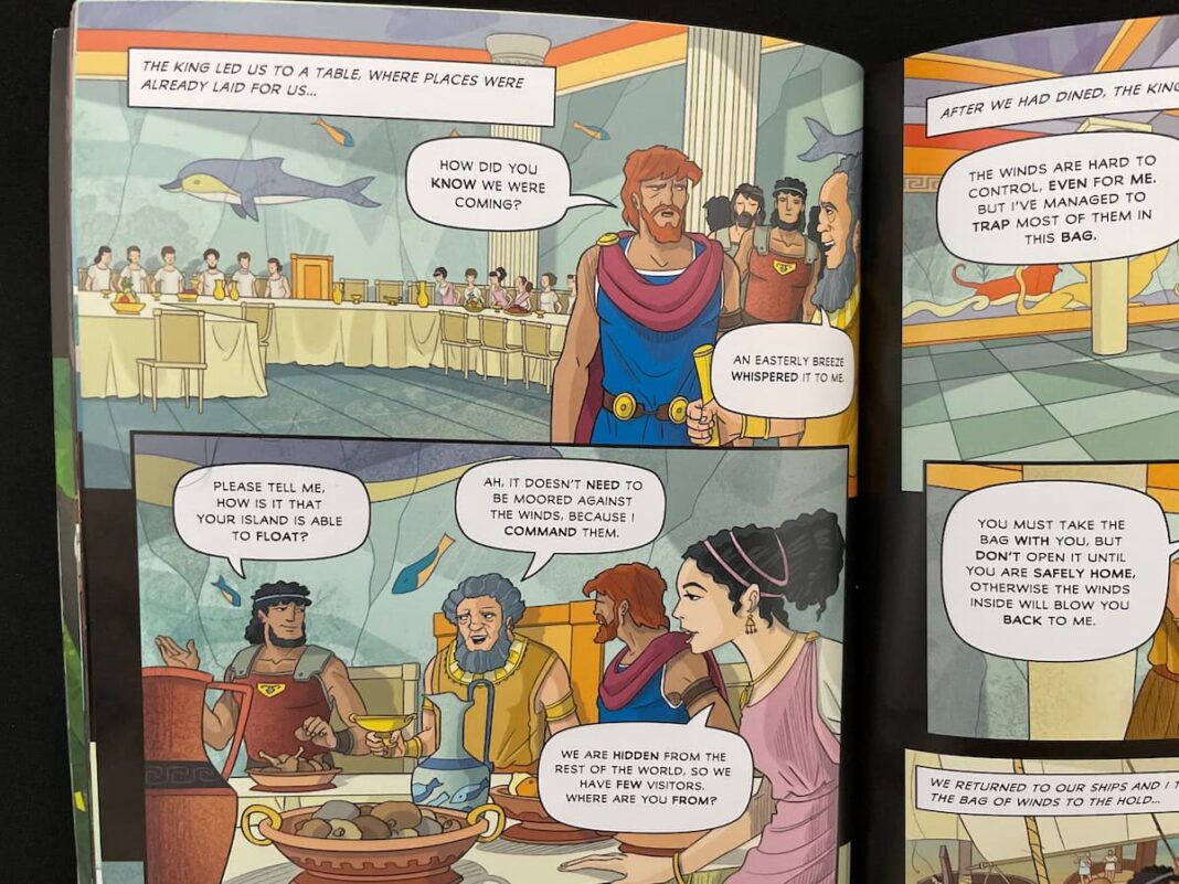 Reviewing THE ODYSSEY Graphic Novel: Usborne's Take | Greek Gods Paradise