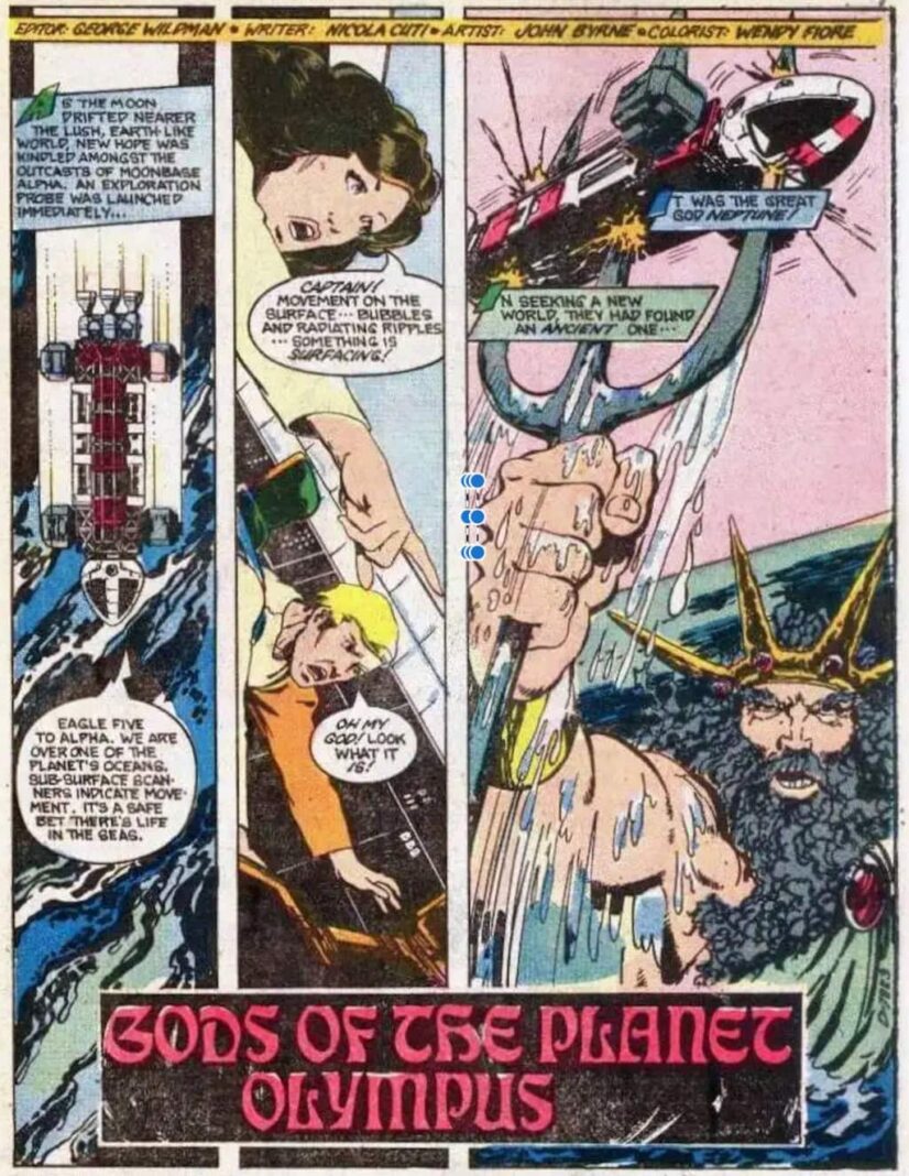 SPACE: 1999 Comic #5 – Gods of the Planet Olympus Review | Greek Gods ...