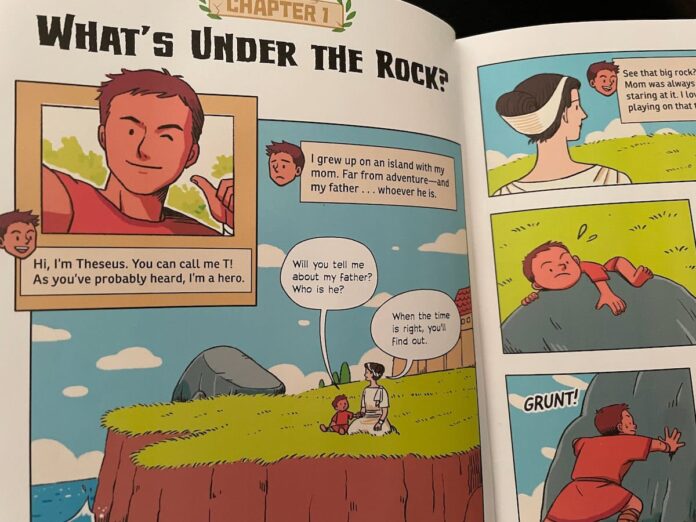 Review: Theseus and the Minotaur — Modern Graphic Greek Myth | Greek ...