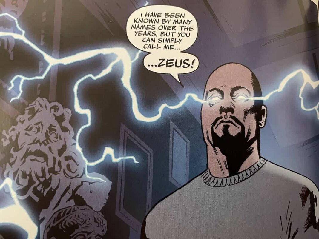 PANTHEON Comic Series Review: Michael Chiklis as Zeus | Greek Gods Paradise