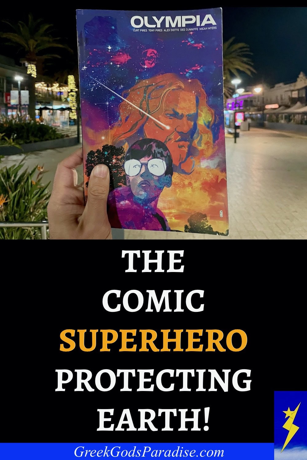 OLYMPIA: The Comic Superhero Protecting Earth! | Greek Gods Paradise
